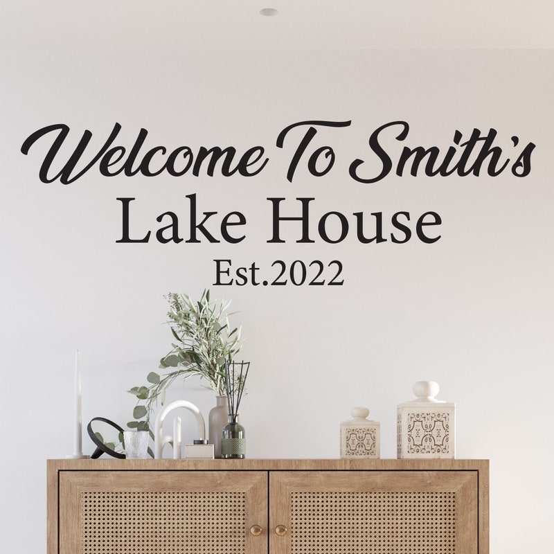 Lake House Decal - Etsy
