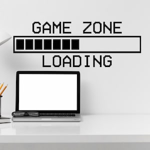 Game Zone Loading Wall Stickers. Game Zone Wall Decals. Loading Wall ...