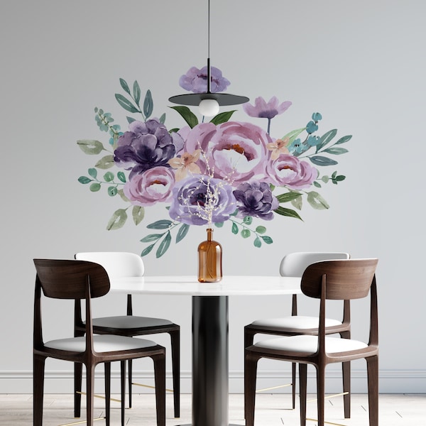 Poppy Flower Wall Decal - Etsy