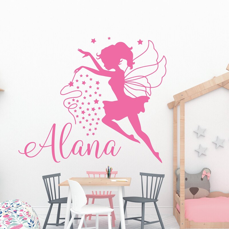 Fairy Girls Wall Decals - Etsy