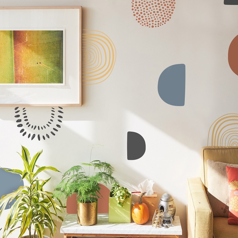 Abstract Wall Decal - Etsy