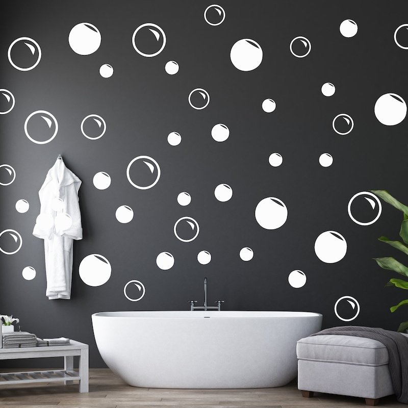 Large Bubbles Wall Vinyl - Etsy