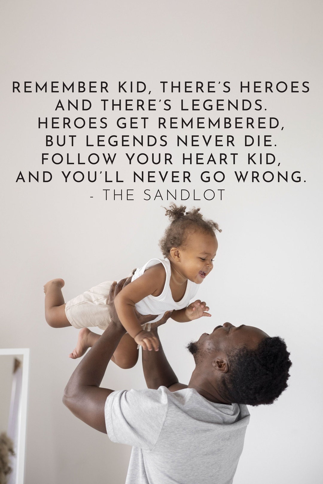 Nursery Quote Remember Kid There's Heroes Gender Gender-neutral ...