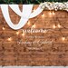 DIY Personalized Wedding Welcome Sign Sticker Indoor Outdoor Decals ...