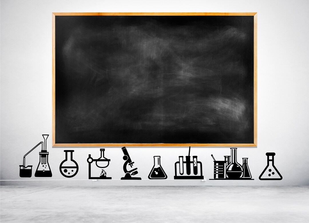 Chemistry Wall Decals/ Science Bedroom Decor/ Dorm Room Decor/ Science ...