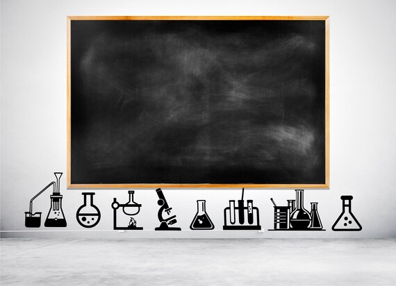 Chemistry Wall Decals/ Science Bedroom Decor/ Dorm Room Decor/ | Etsy