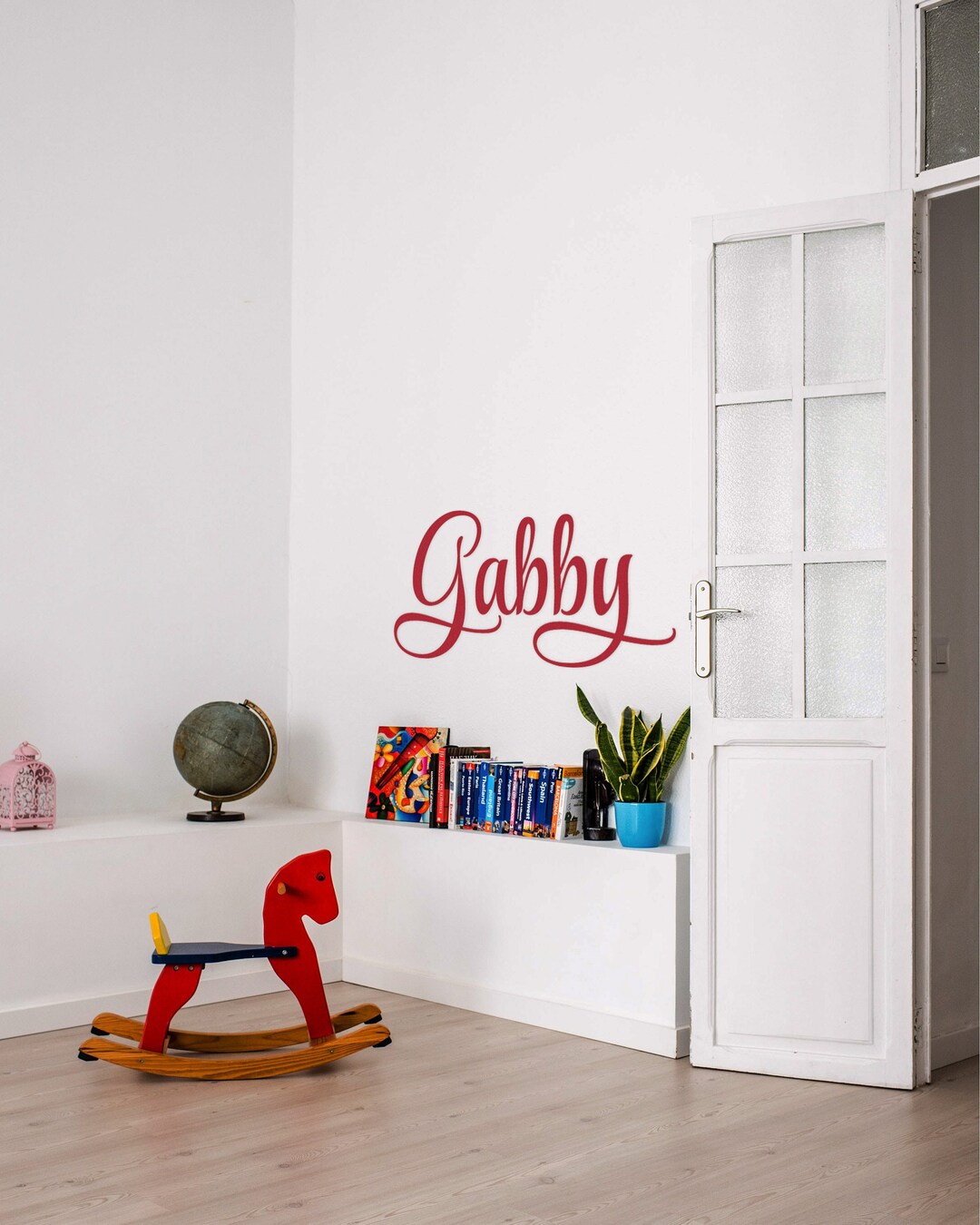 Personalized Wall Decal Girl Name Wall Decal Nursery Wall Decal ...