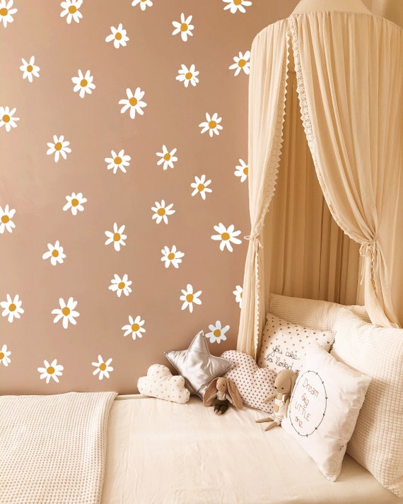 Daisy Floral Decals Set of 24 Small Removable Peel and Stick - Etsy