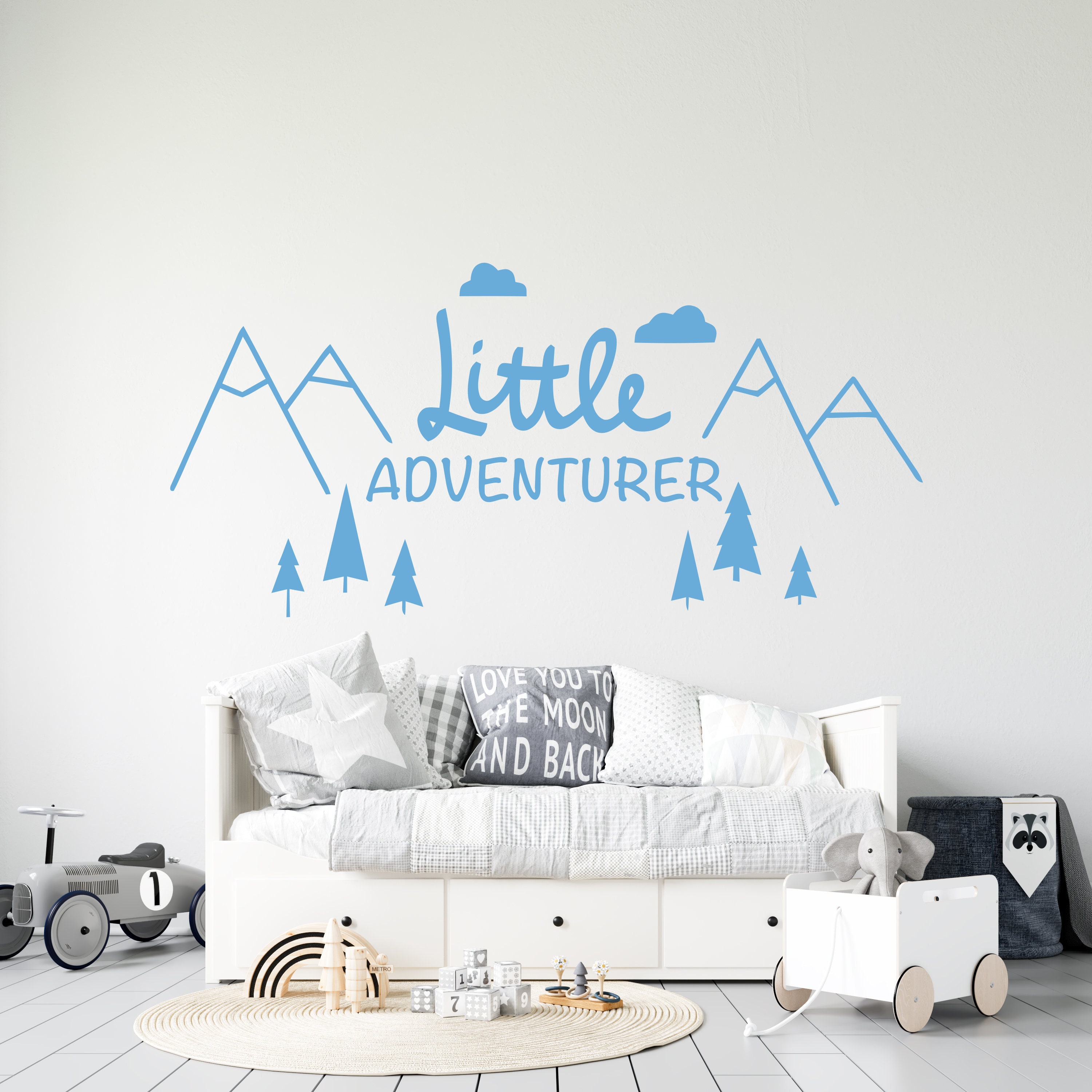 Little Adventurer Home Wall Decal Sticker Nordic Style | Etsy