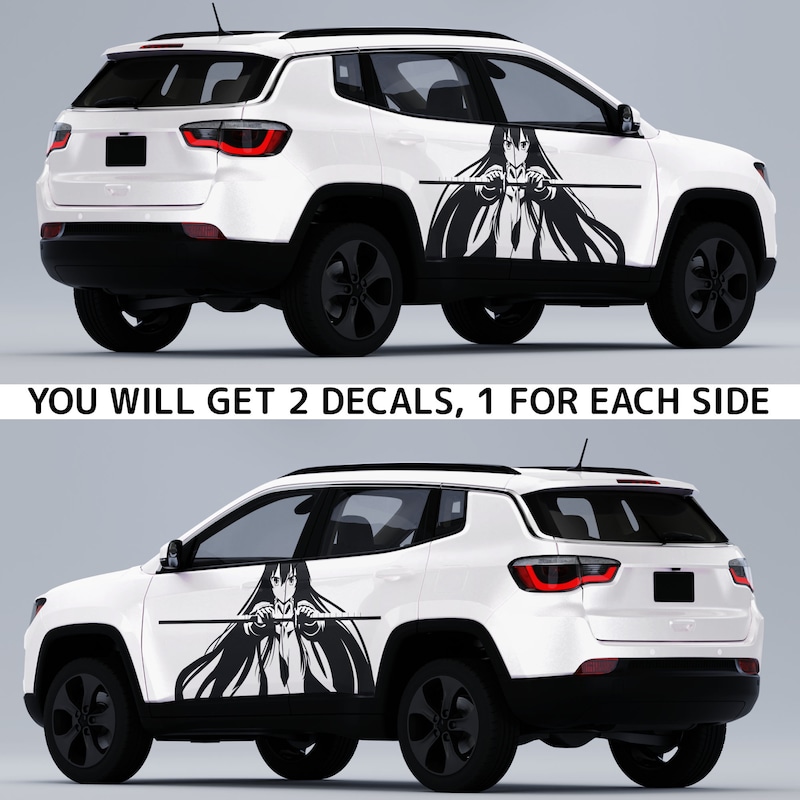 Anime Car Decal - Etsy