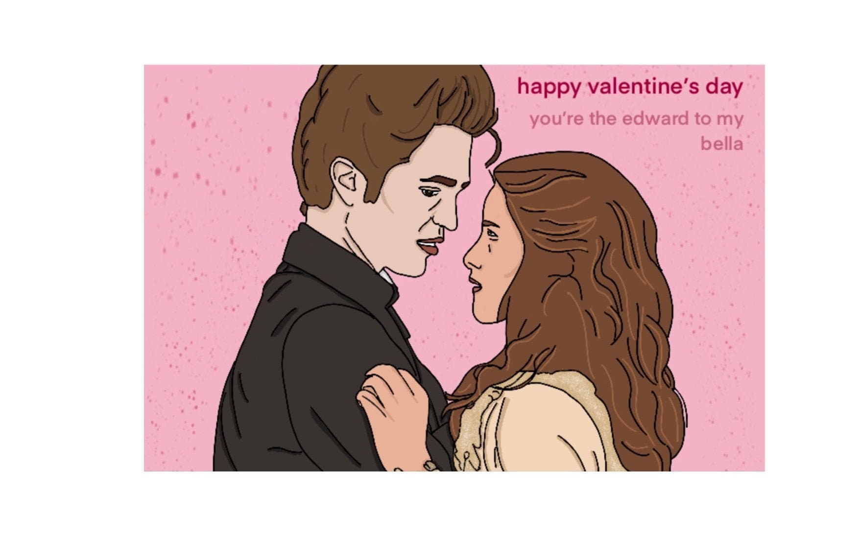 Twilight Valentines youre the Edward to My Bella Card - Etsy