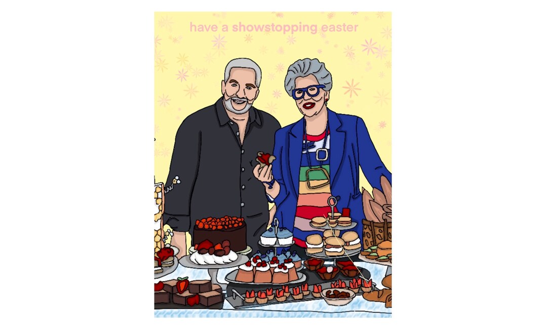 The Great British Bake off have a Showstopping Easter Card - Etsy