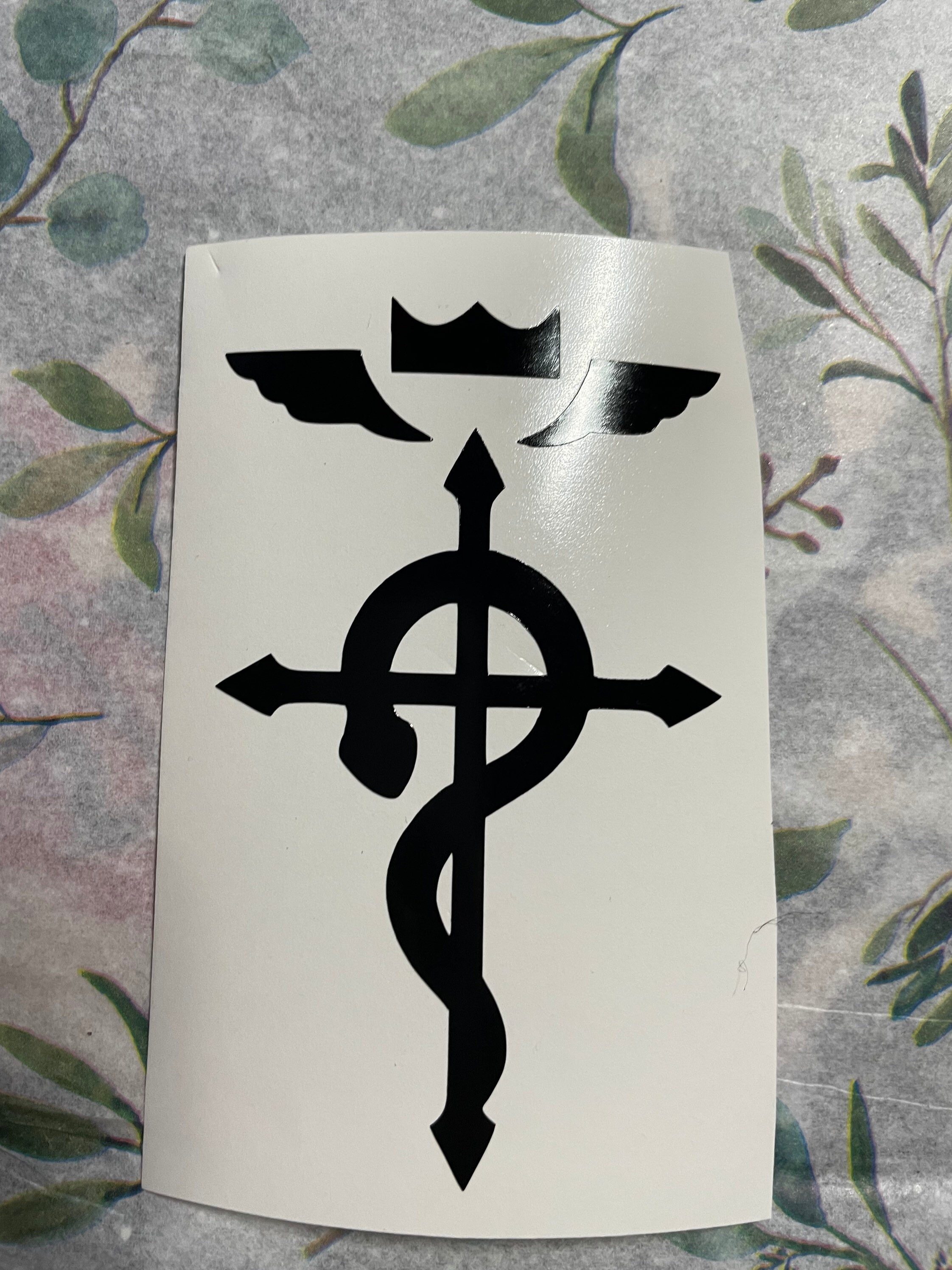 The Flamel Symbol full Metal Alchemist Decal - Etsy