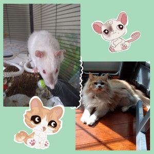 Custom Lps Littlest Pet Shop Sticker of Pet or Character - Etsy