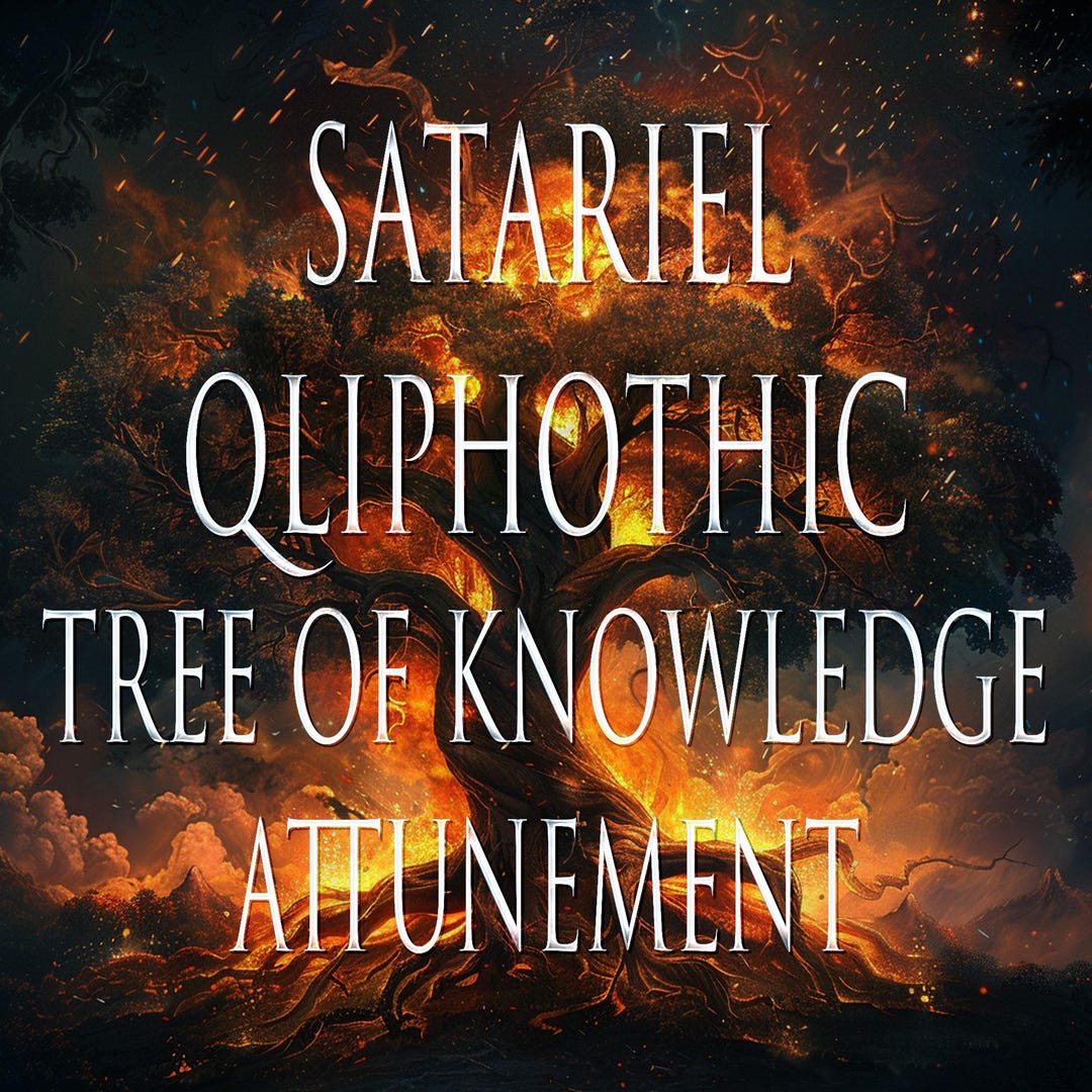 Satariel 151 Qliphothic Tree of Knowledge Grimoire and Distance ...
