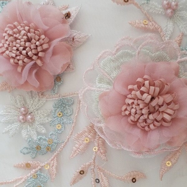 3d Flower Applique - Etsy