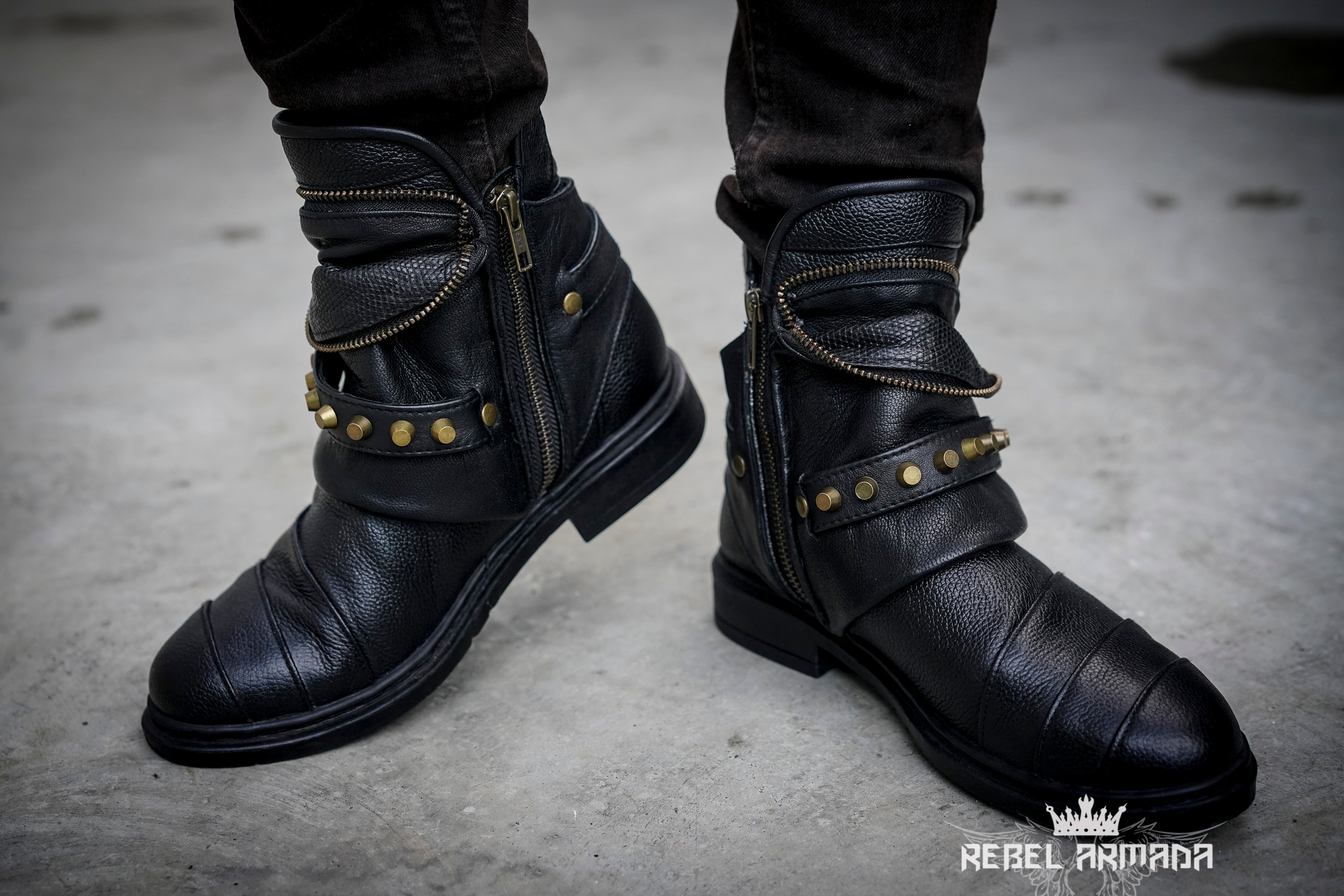 Goth Boots, Cyberpunk Boots, Boots Women Leather, Steampunk Boots ...