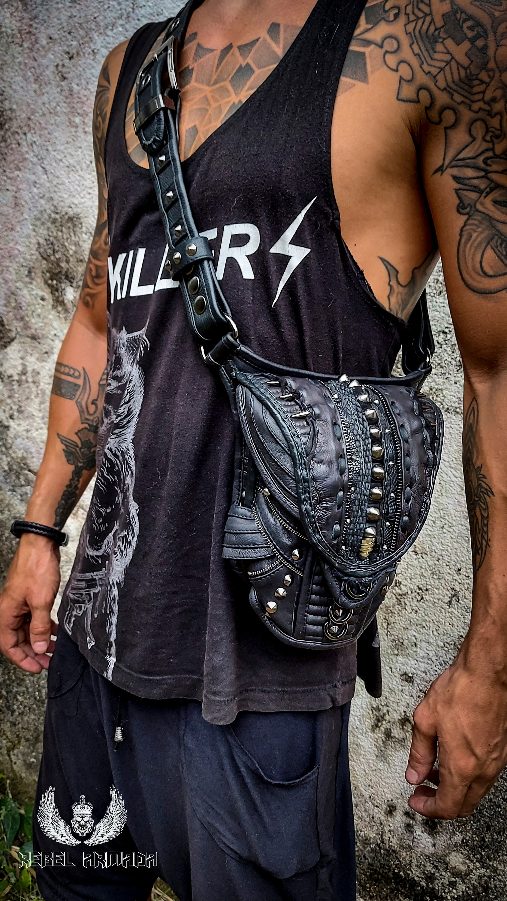 Hip Bag, Leather Belt Bag, Utility Belt, Hip Bag, Festival Bag, Fanny ...