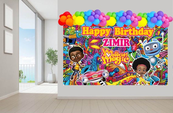 Customize Inspired Motown Magic Digital Backdrop Ben - Etsy