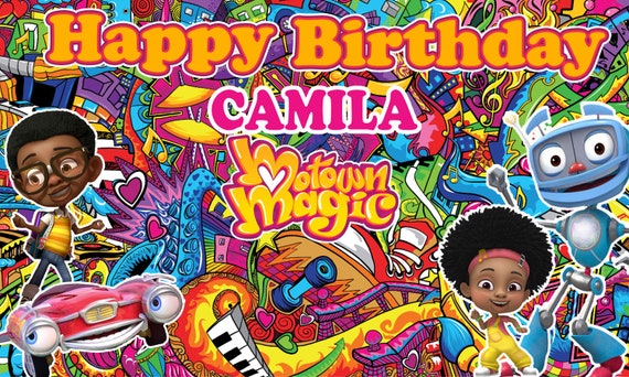 Customize Inspired Motown Magic Backdrop Ben Background | Etsy