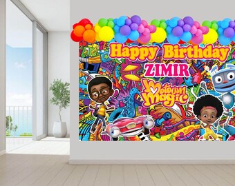 Magic Party Backdrop - Etsy