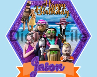 Addams Family Cake Topper - Etsy