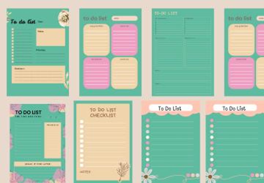 Recurring Tasks To-do List Tracker| Digital Productivity Planner| to Do ...