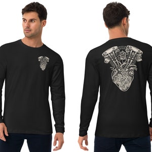 Kickstart My Heart Shovelhead Motorcycle Heart and Soul Biker Shirt for ...