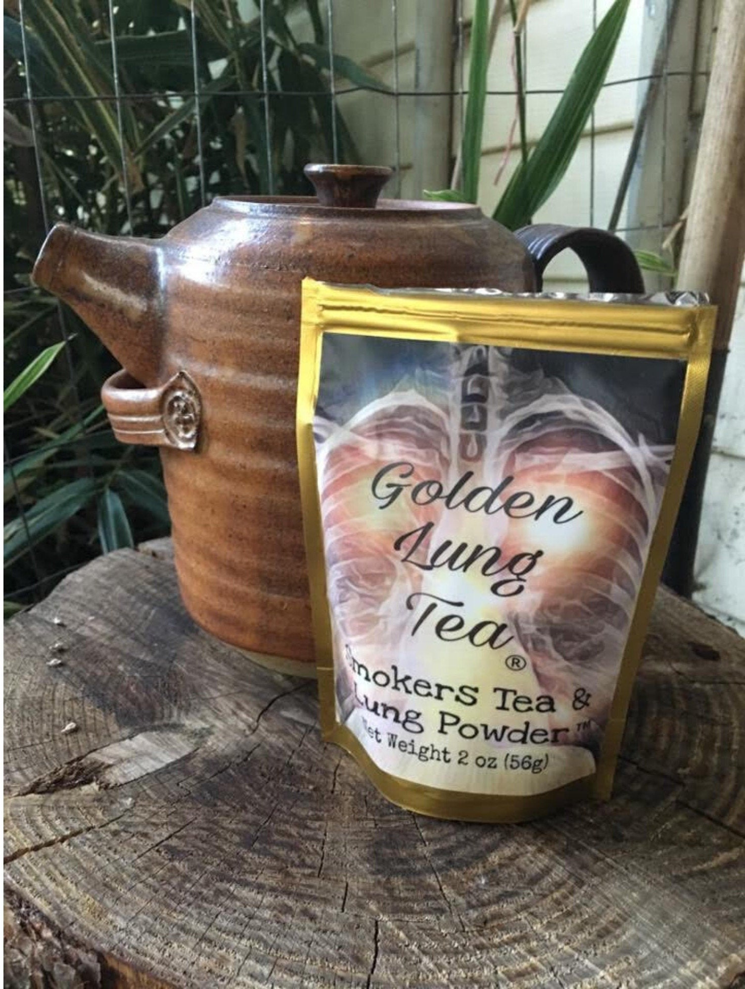 Golden Lung Tea Smokers Tea & Lung Powder 2oz Powdered Tea - Etsy