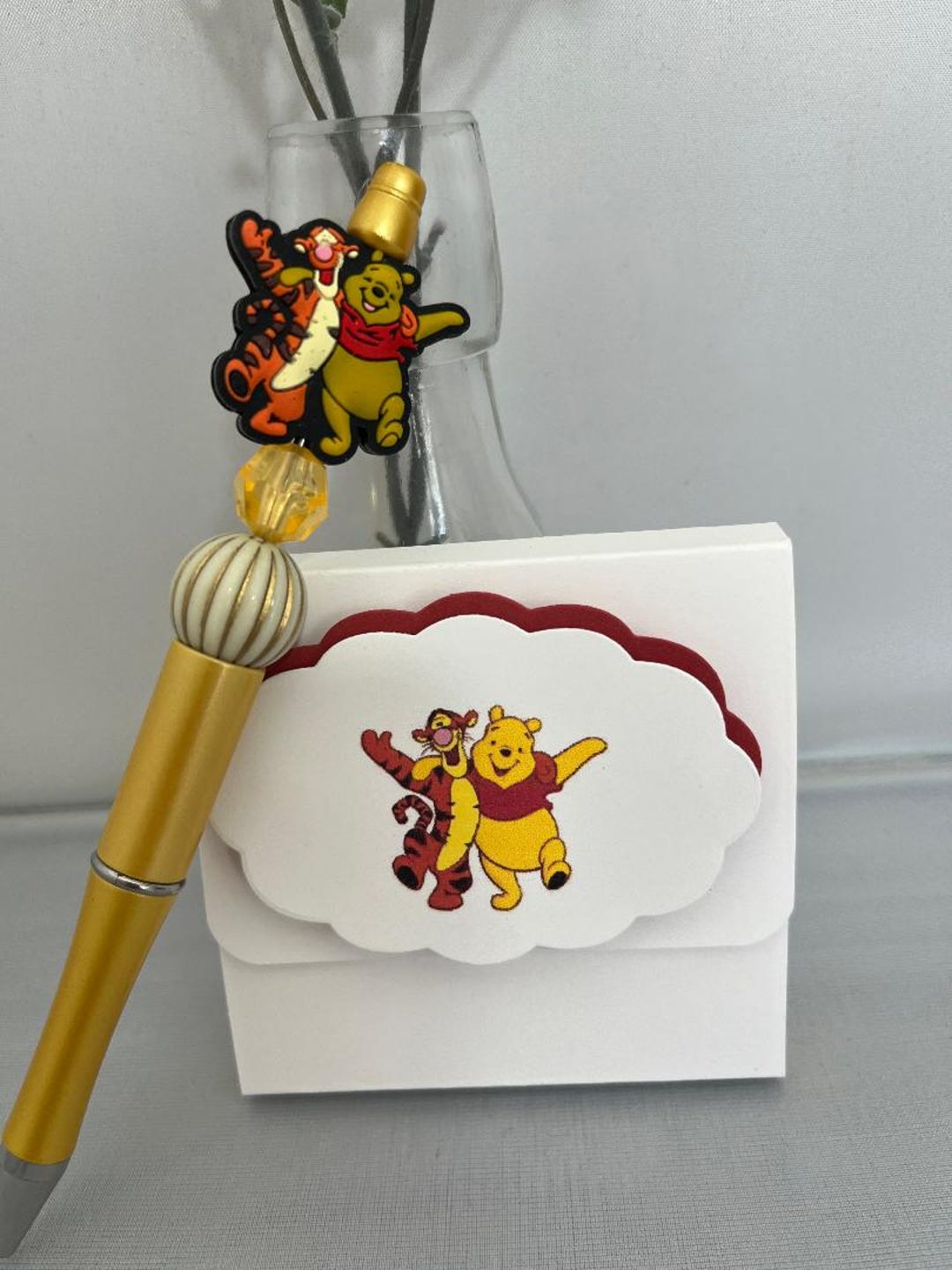 Winnie the Pooh/tigger Notepad/pen Set Winnie the Pooh Gift Disney ...