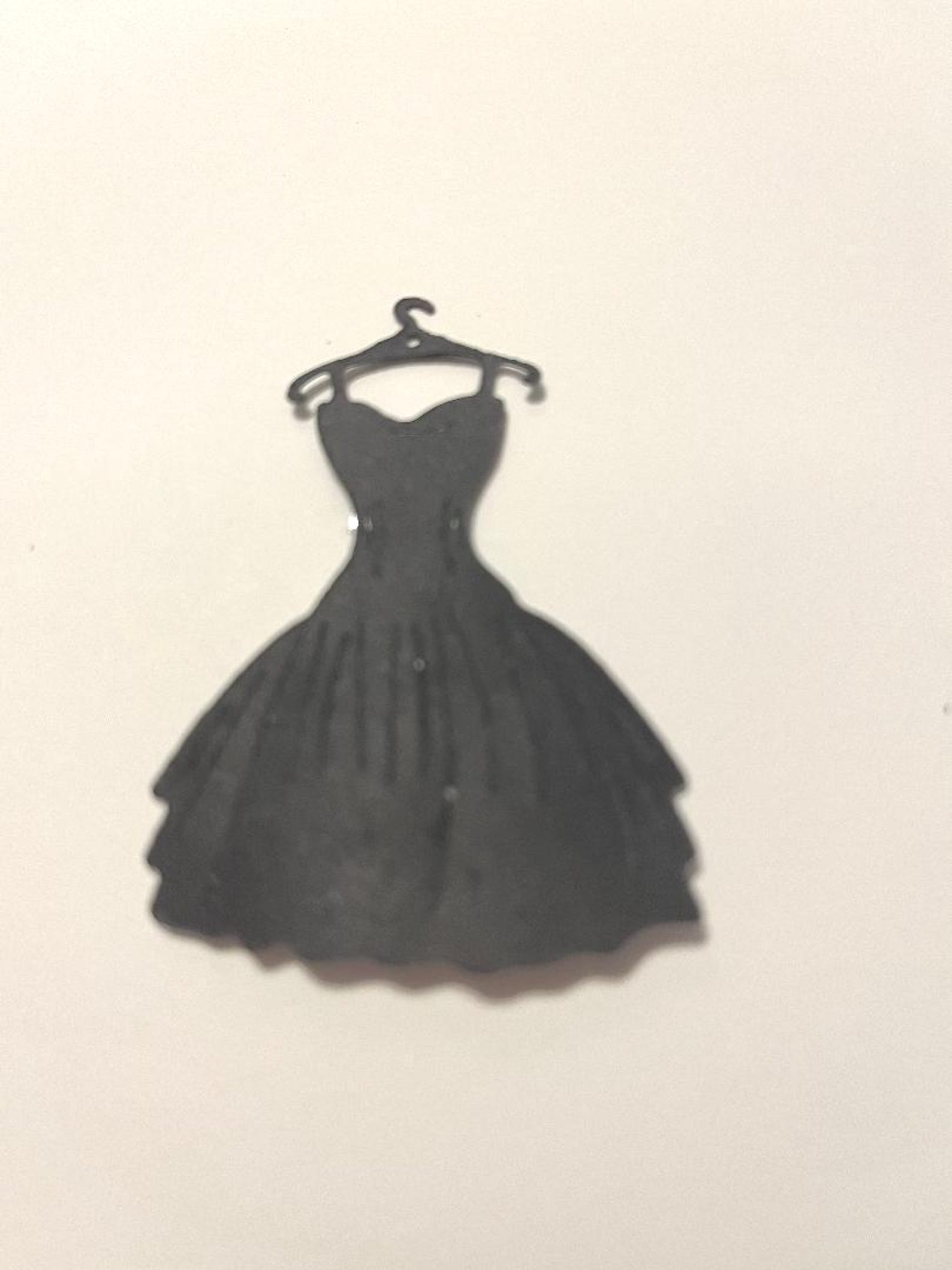 Paper Cut Out Dresses/die Cut Dresses. Set of 9.FREE SHIPPING in U.s ...