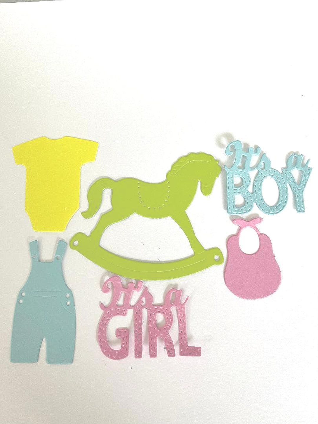 Baby Paper Cut Outs, Baby Cut Outs, SET of 12, FREE SHIPPING in U.S ...