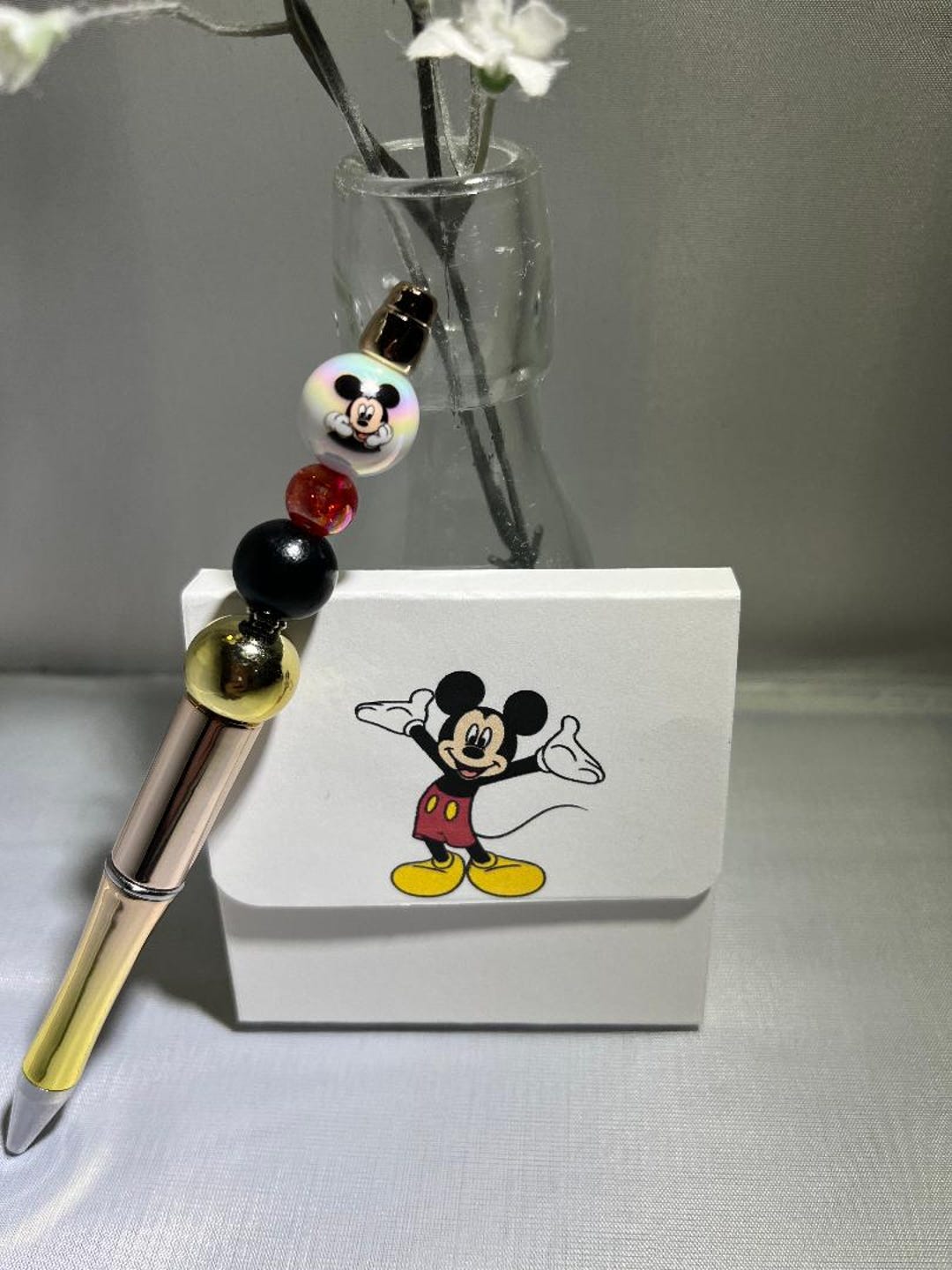 Mickey Mouse Notepad/pen Gift Set - Etsy