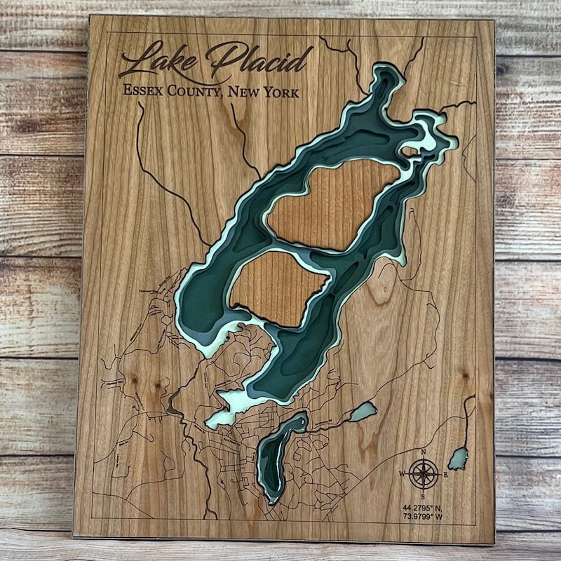 Lake Map - Etsy