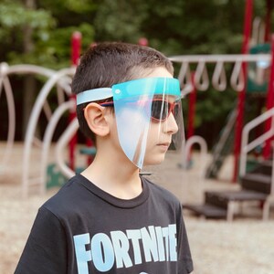 Kids Face Shield Visor Flip Up and Fixed PPE Reusable Face | Etsy