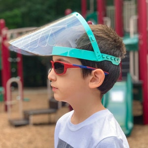 Kids Face Shield Visor Flip up and Fixed PPE Reusable Face - Etsy
