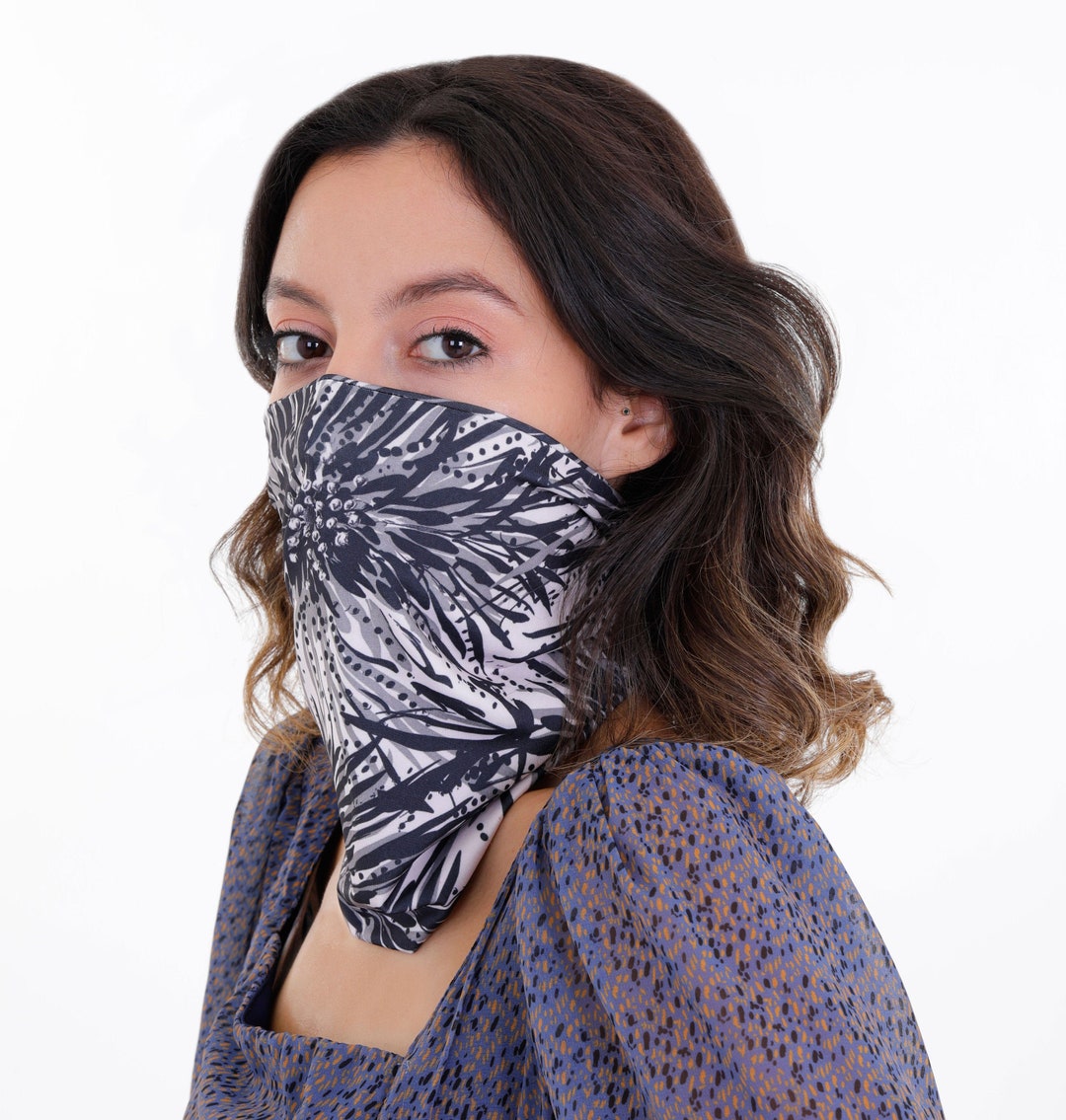 Multifunctional Unisex Neck Gaiter Face Mask Washable Mouth - Etsy