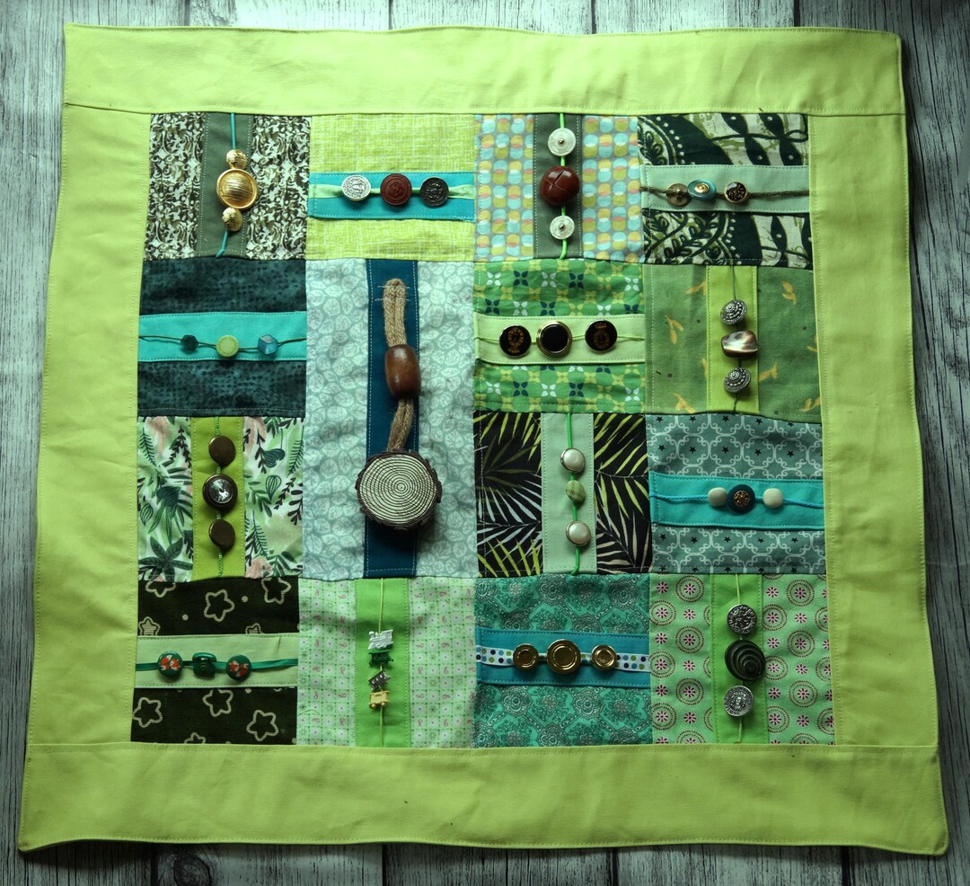 New Magnetic Blanket With Button Labyrinth Nesting Blanket Dementia ...