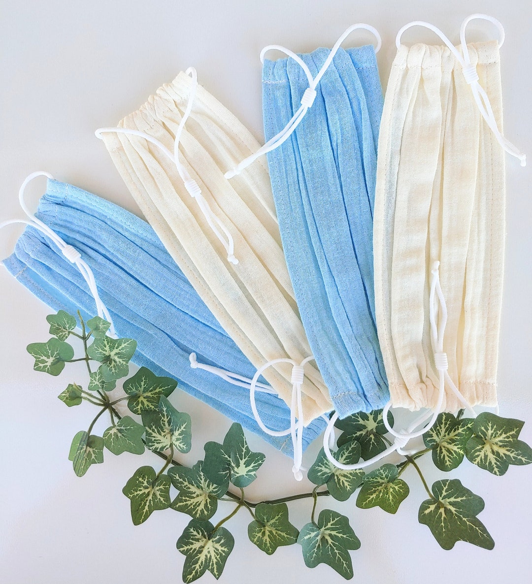 Super Thin Face Mask DOUBLE Gauze Muslin Mask Single Layer breathable ...