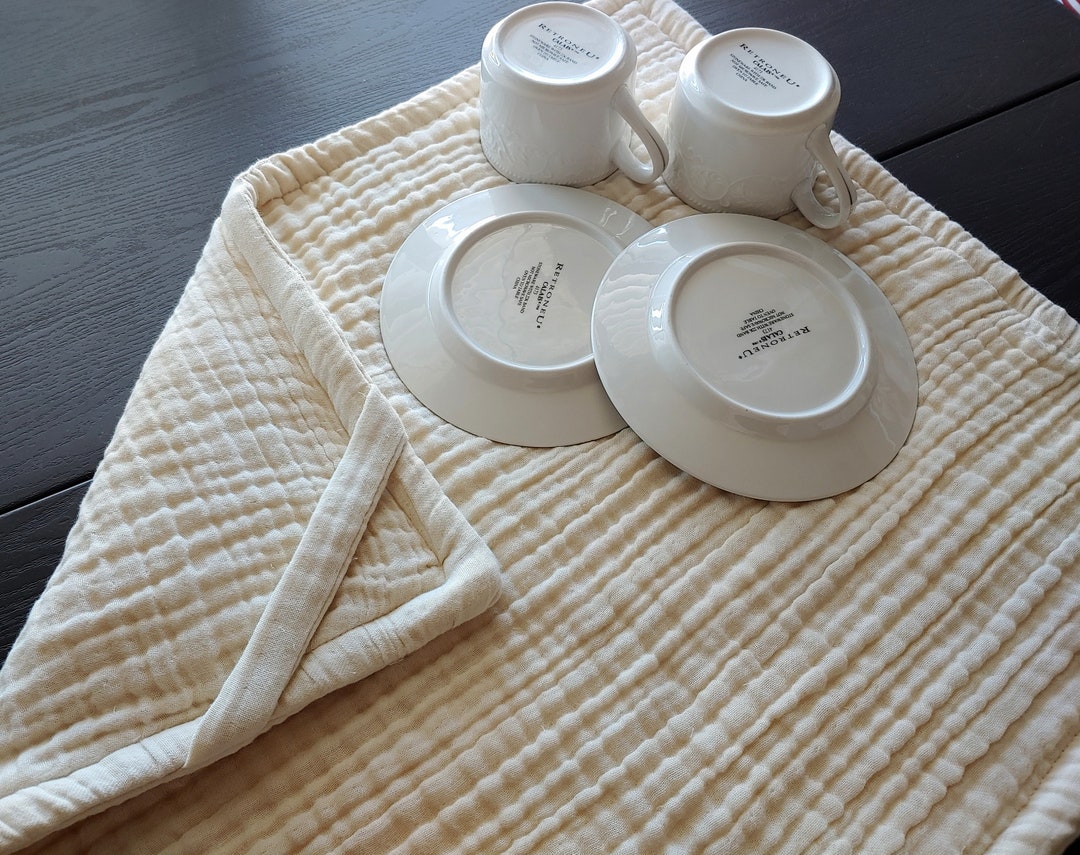 Dish Drying Mat for Dishes/cotton Muslin Gauze Mat 3 Sz Available ...