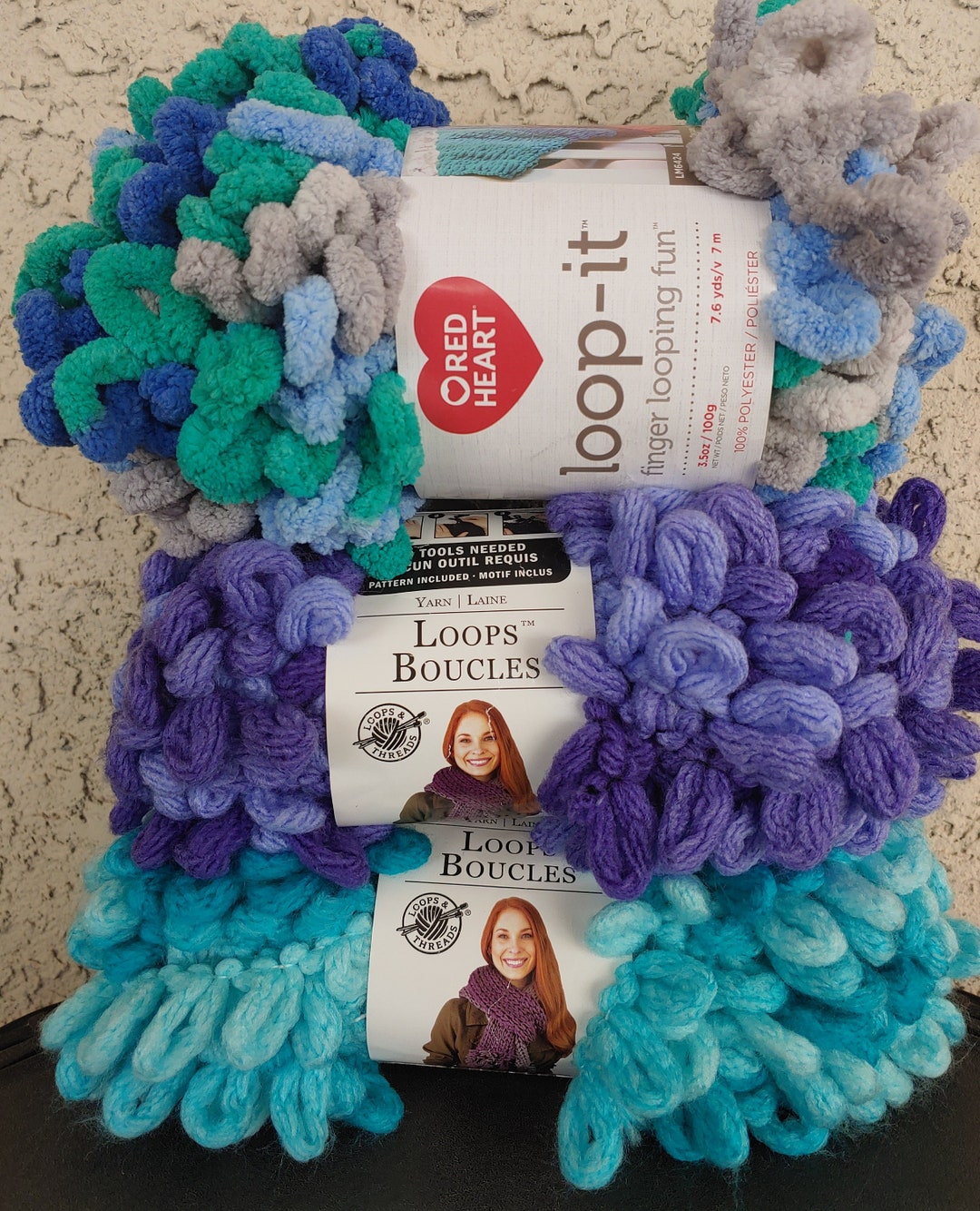 1 Skein (skeins Available From 3 Colors) Loops™ Pastel by Loops ...