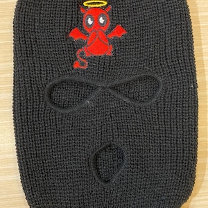 Personalized Ski Mask| Custom Text Embroidery| Three Hole Ski Mask ...