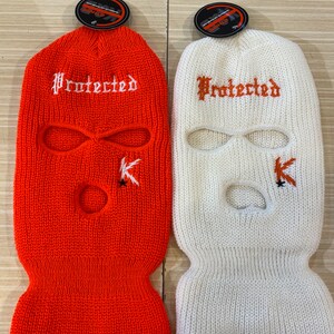 Personalized Ski Mask| Custom Text Embroidery| Three Hole Ski Mask ...