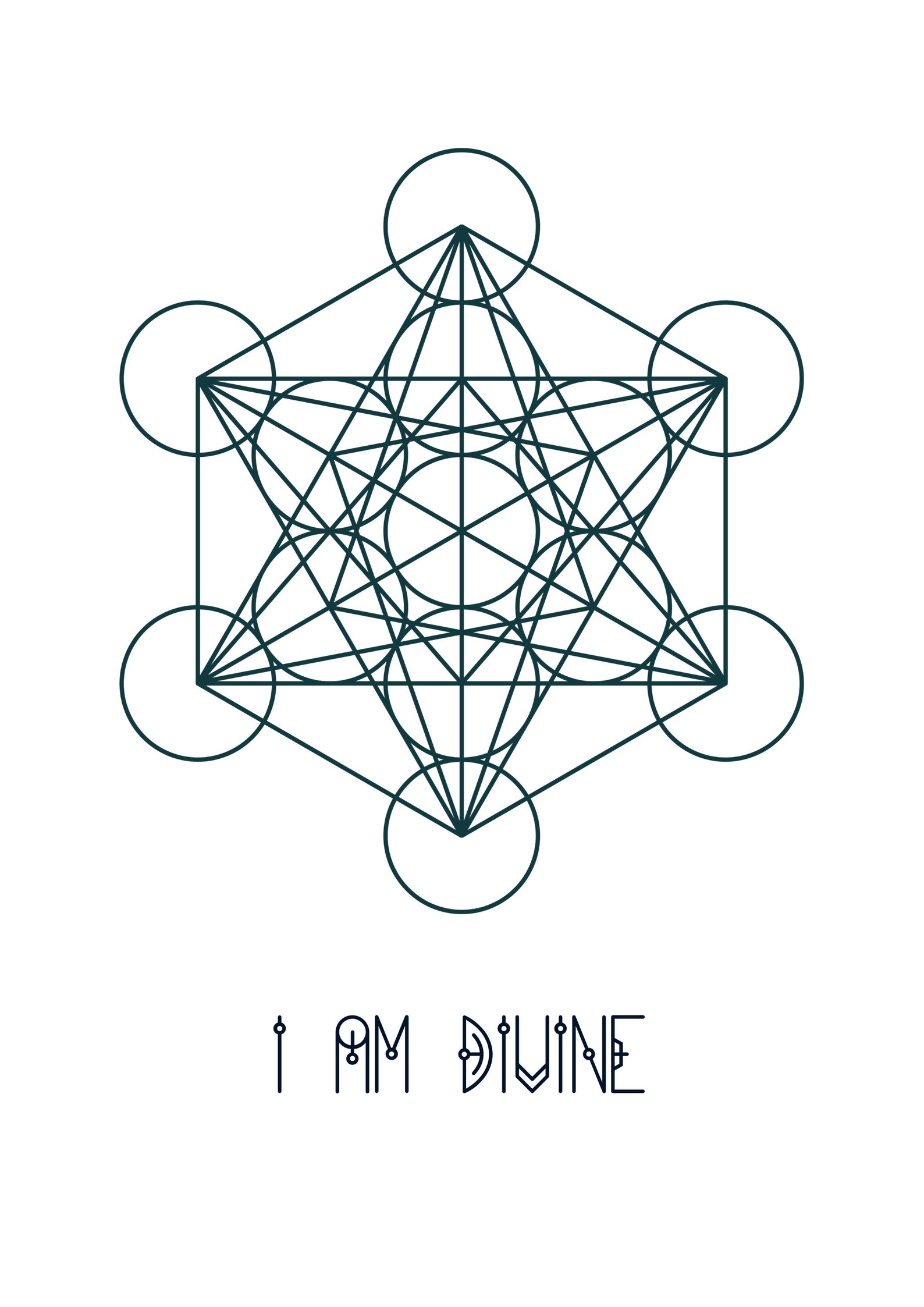 Metatron, Metatron's Cube, I Am Divine, Sacred Geometry, Arch Angel ...