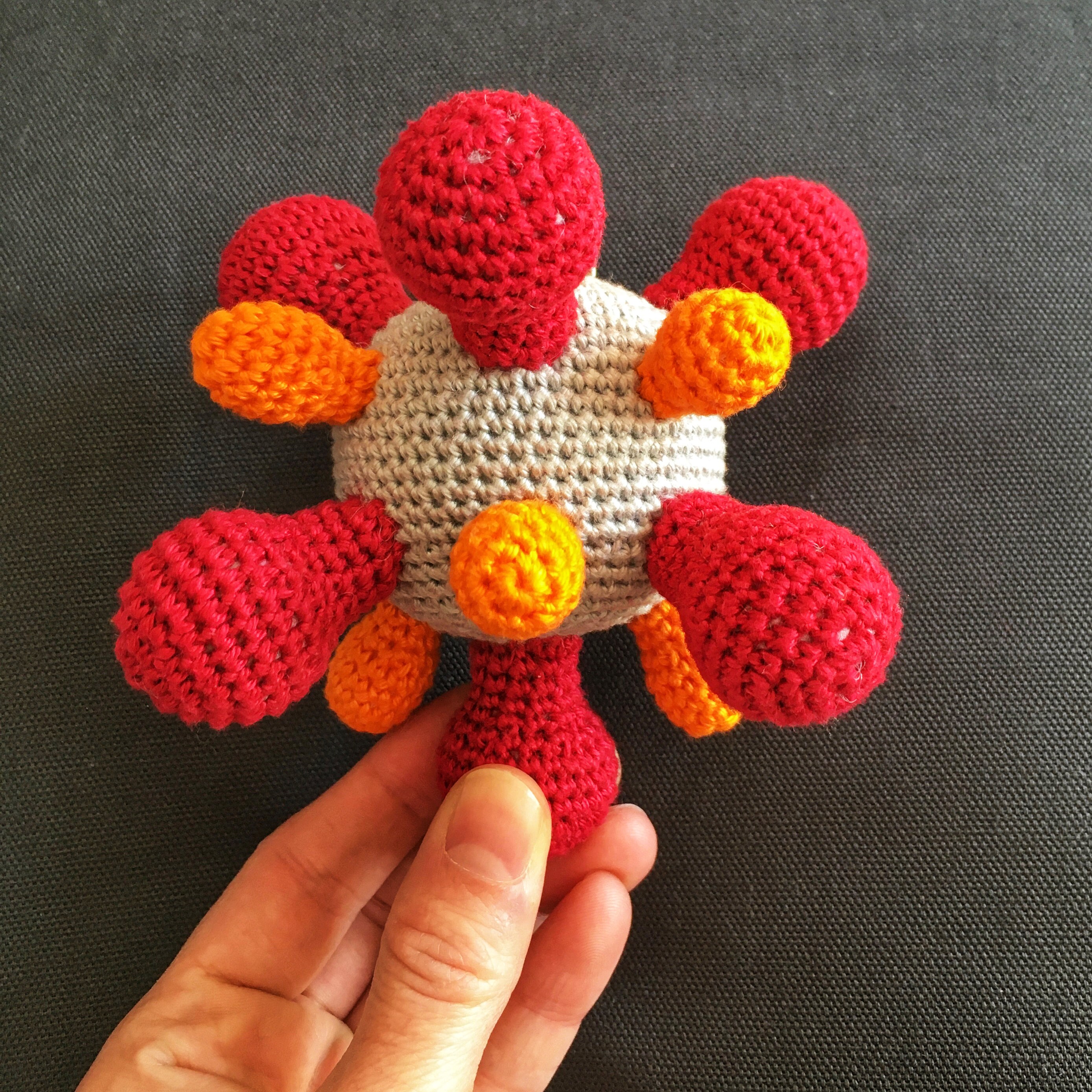 Crochet VIRUS Model Crochet PATTERN Amigurumi Pattern Amigurumi Virus ...