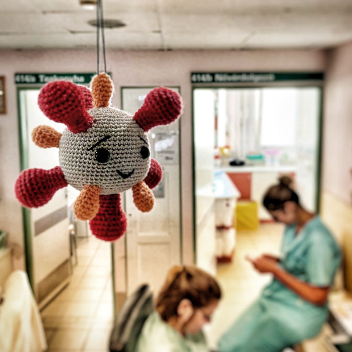 Crochet VIRUS Model Crochet PATTERN Amigurumi Pattern Amigurumi Virus ...
