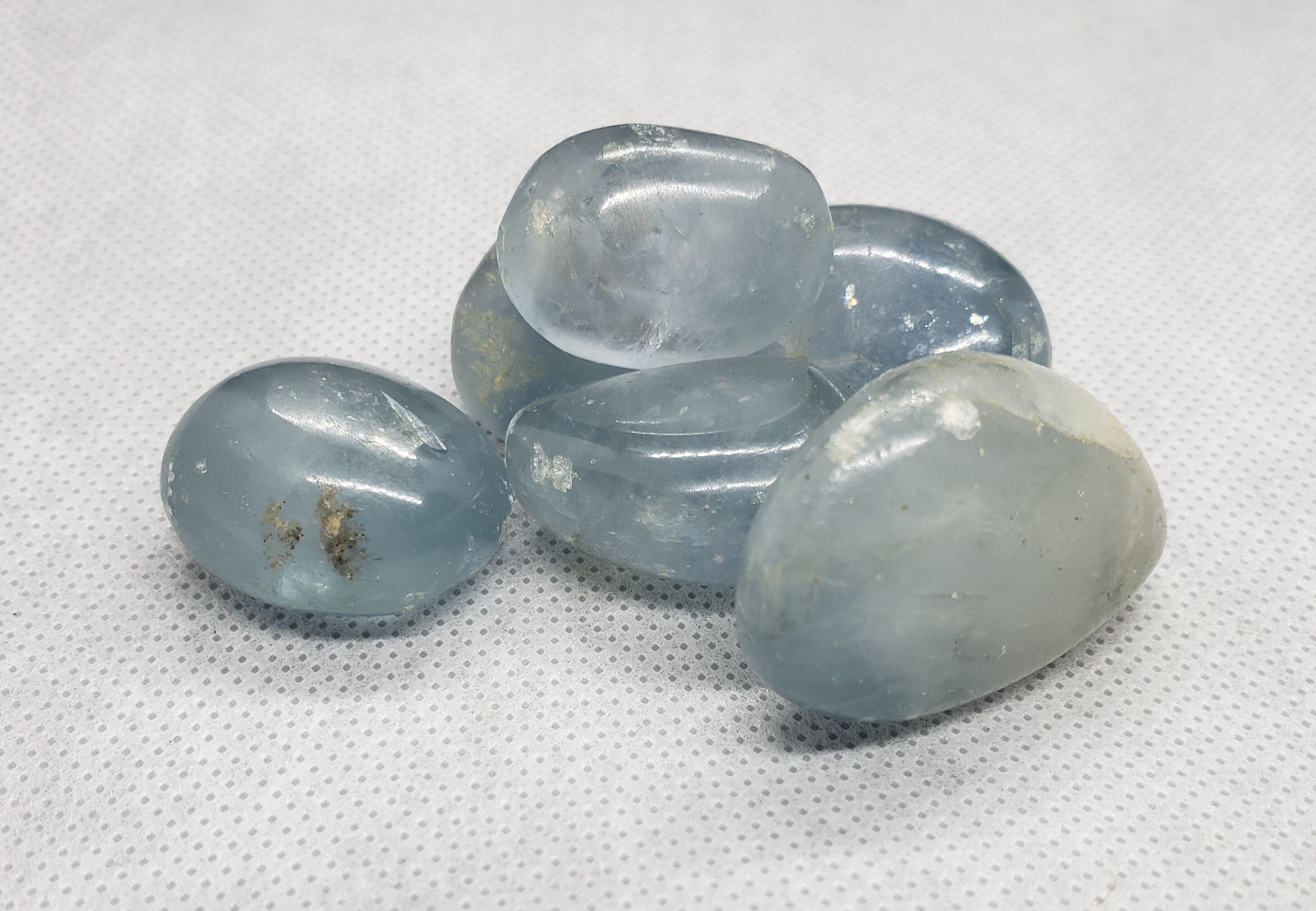 Celestite Tumbled Stones: Choose How Many Pieces ('A' Grade) - Etsy