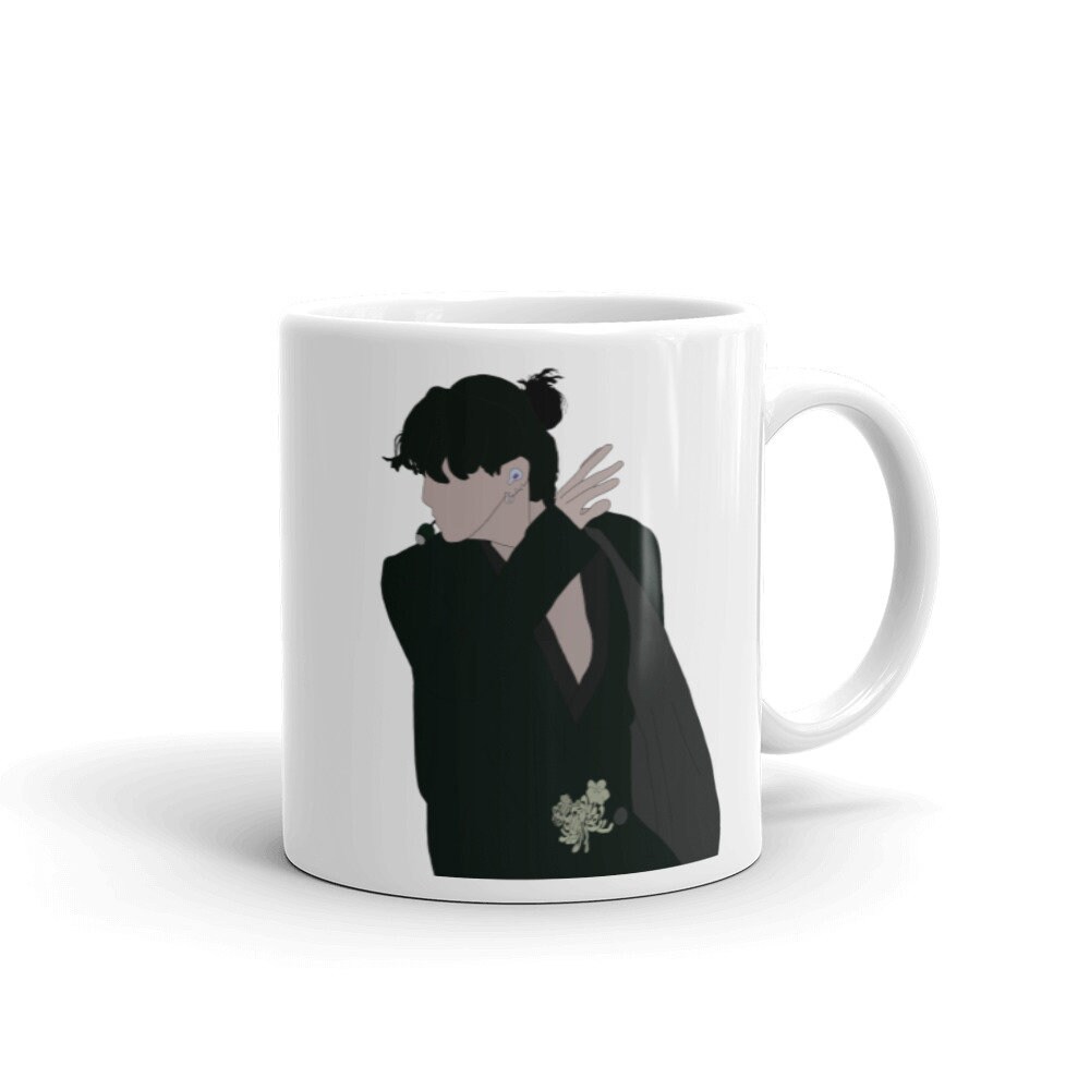Jungkook Iconic Look Mug JK Idol coffee cup Kpop performance | Etsy