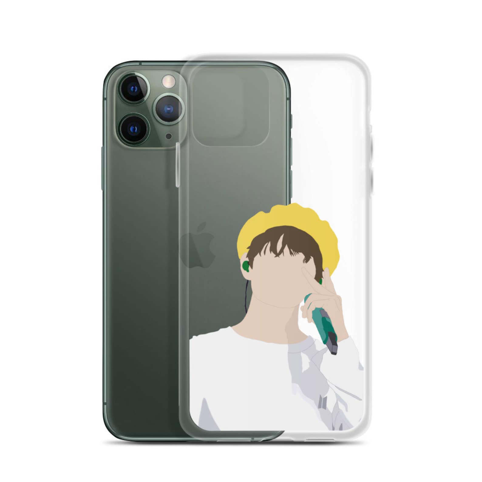 V iPhone Case Taehyung phone case Tae V sign Winter bear 4 | Etsy