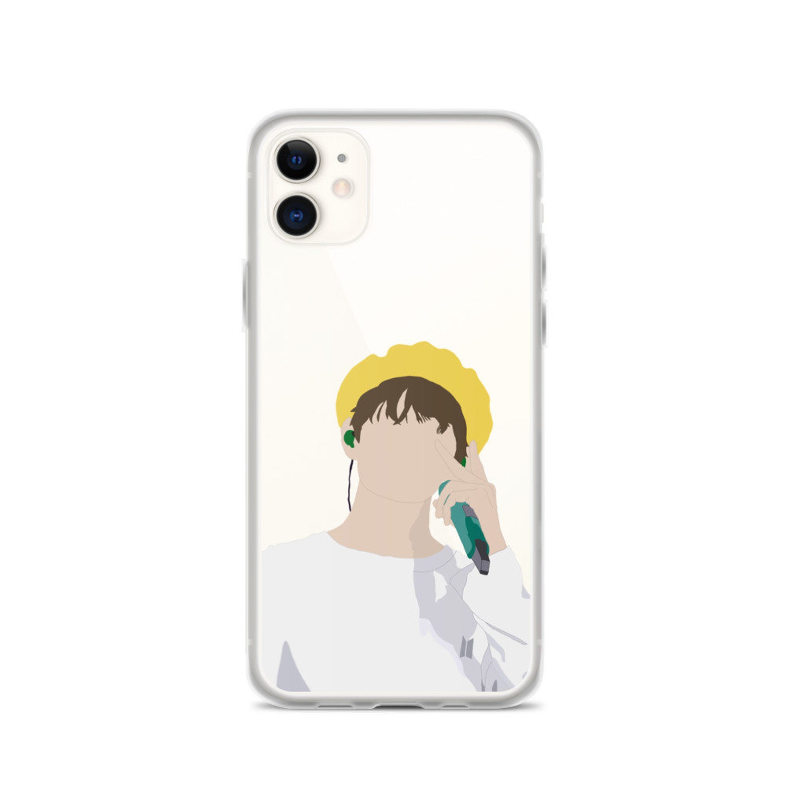 V iPhone Case Taehyung phone case Tae V sign Winter bear 4 | Etsy